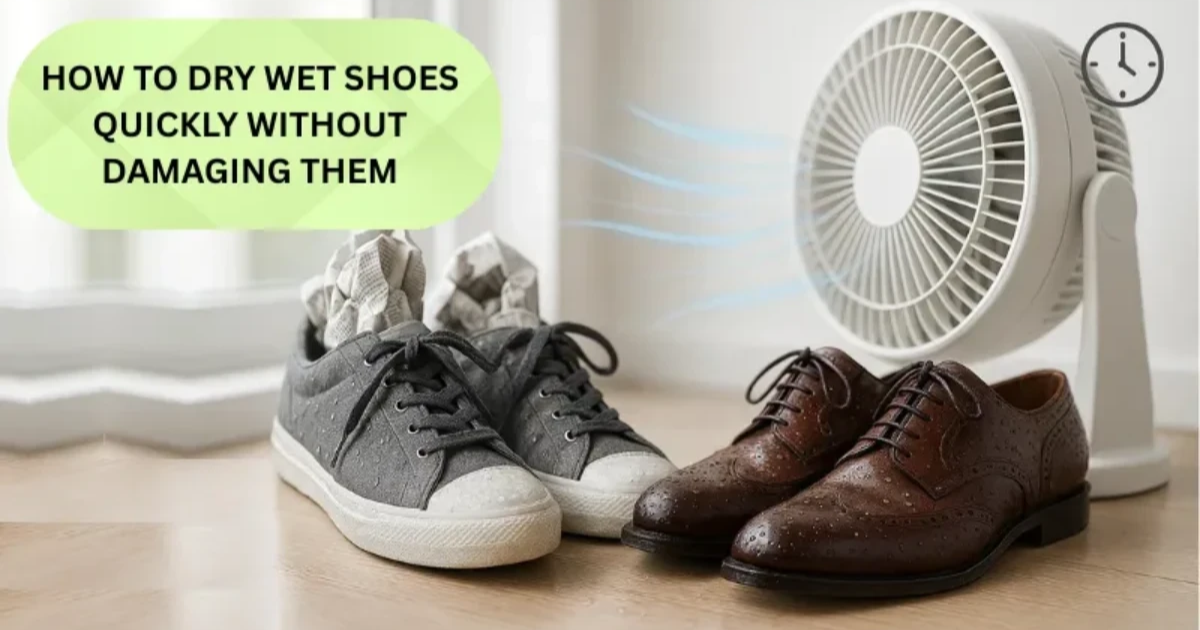How to Dry Wet Shoes Quickly Without Damage: Proactive Tips