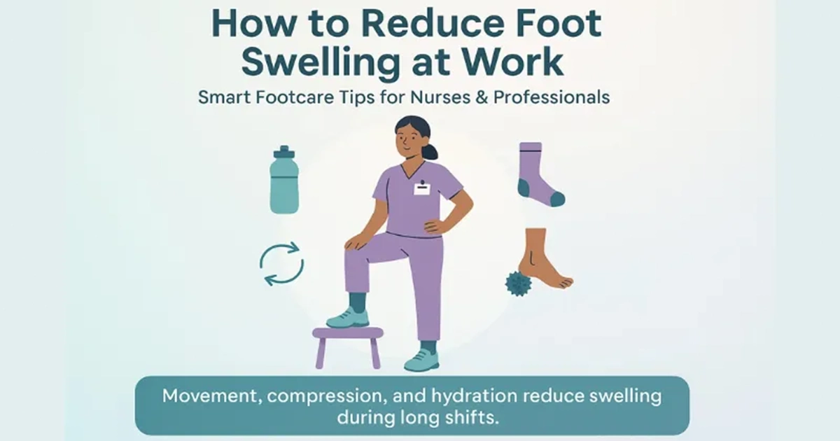 Reduce Foot Swelling at Work: 4 Proven Ways for Nurses